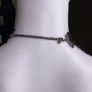 Cache | Jewelry | Cache Lace Crochet Jeweled Cross Necklace | Poshmark